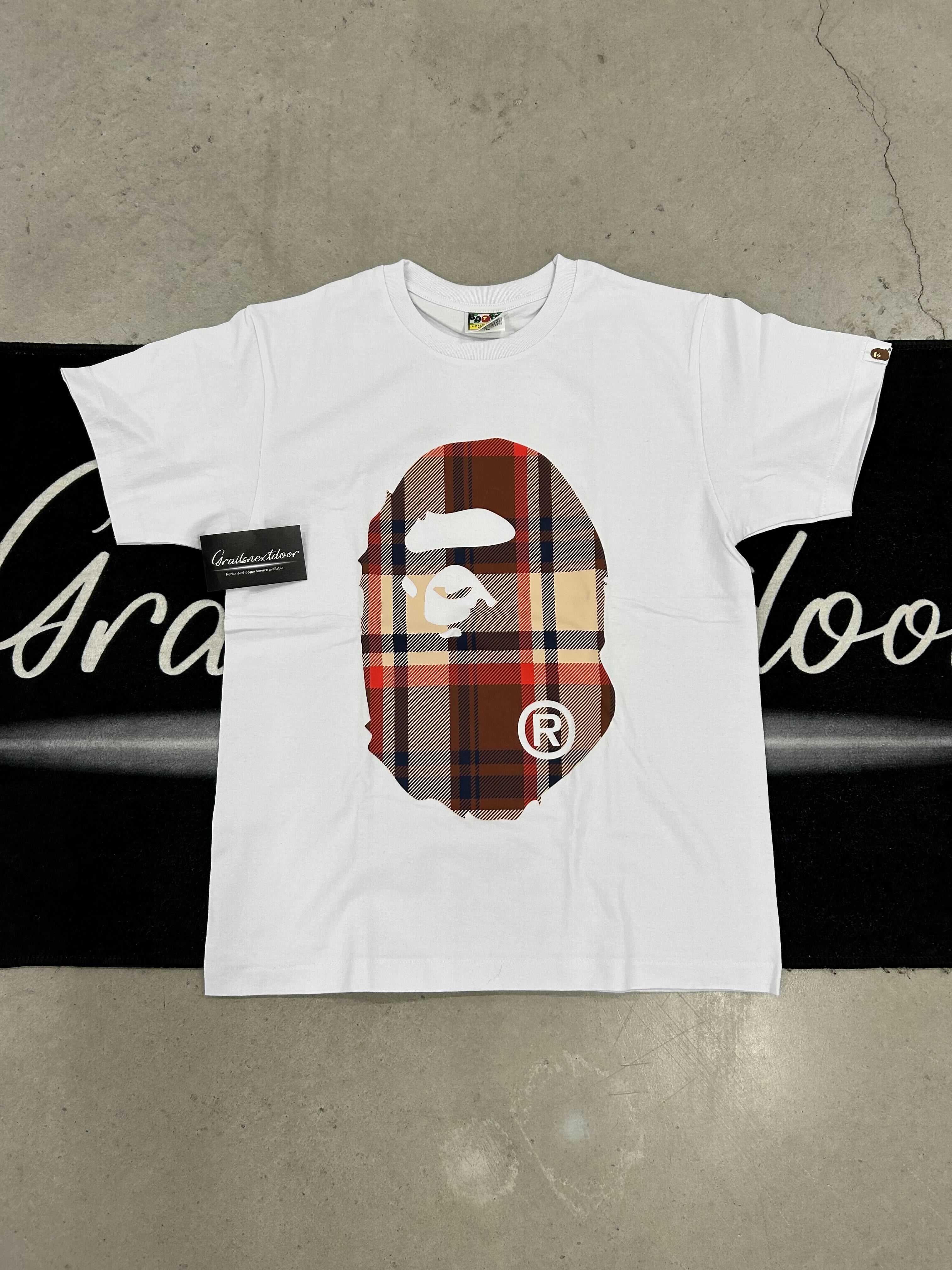 Bape "Burberry Print White" shirt – GRAILS NEXT DOOR