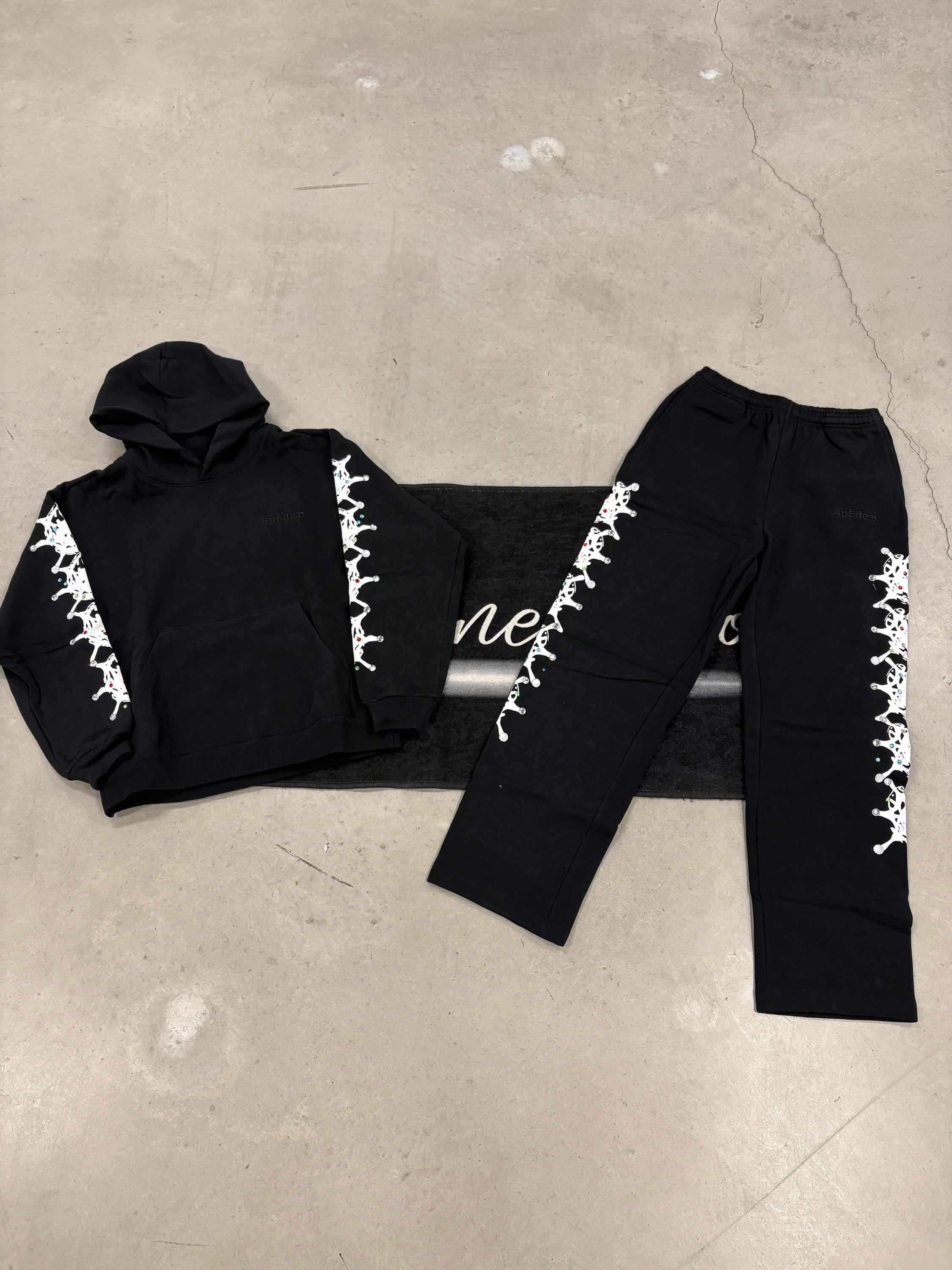 Sp5der ‘’Black Gem’’ Tracksuit – GRAILS NEXT DOOR
