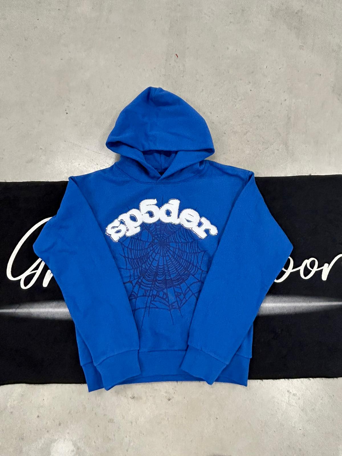 Sp5der "Royal Blue" hoodie – GRAILS NEXT DOOR