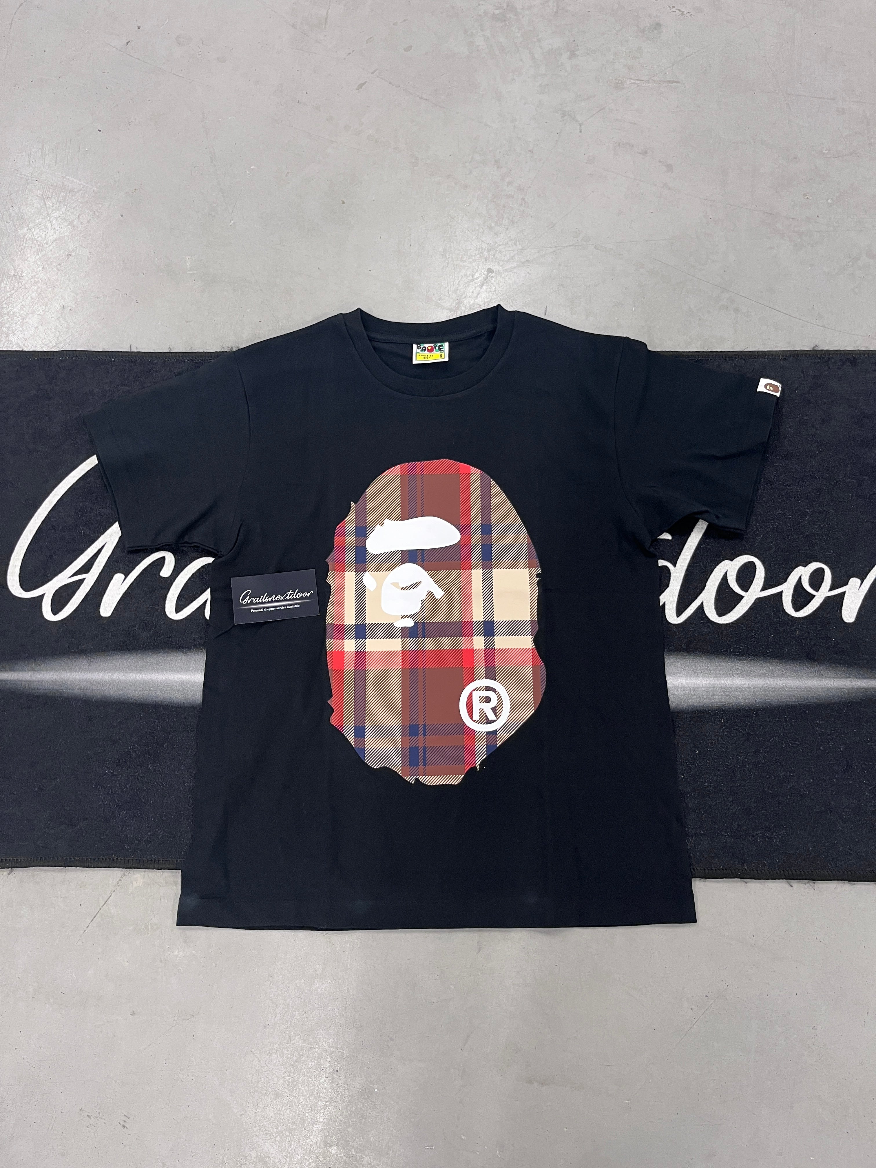 Bape "burberry print" shirt – GRAILS NEXT DOOR